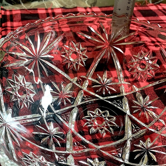 Anchor Hocking | Dining | Anchor Hocking Prescut Crystal Star Of David ...